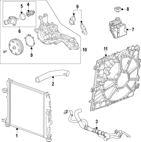 Cooling System for 2016 Chevrolet Camaro | GMPartsNow