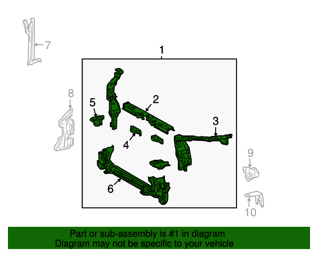 Toyota Radiator Support Part# 5320102250 | Toyota of Colorado Springs