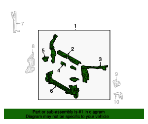 Toyota Radiator Support Part# 5320102250 | Toyota Of Colorado Springs Parts
