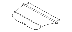 2020-2025 Subaru Outback Cargo Cover 65550AN00BVH | Subaru Parts Store
