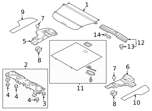 2020-2024 Subaru Outback Floor Mat 95067AN00AVH | Subaru Parts Store