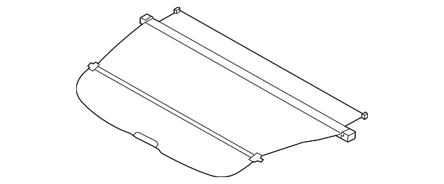 2020-2025 Subaru Outback Cargo Cover 65550AN00BVH | Subaru Parts Store