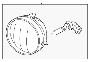 2014-2023 Toyota Fog Lamp Assembly 81220-02160 | Toyota Parts Center