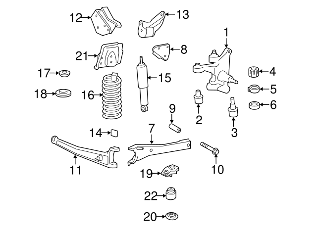 2017 Ford Spring Insulator 5C3Z-5415-A | Varsity Ford