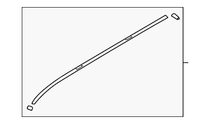 91046SJ000 - Roof Molding - 2019-2021 Subaru Forester | World OEM Parts ...