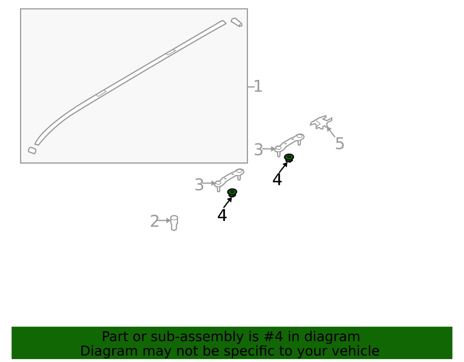 2003-2025 Subaru Roof Rail U-Nut 902370025 | Subaru Parts Store
