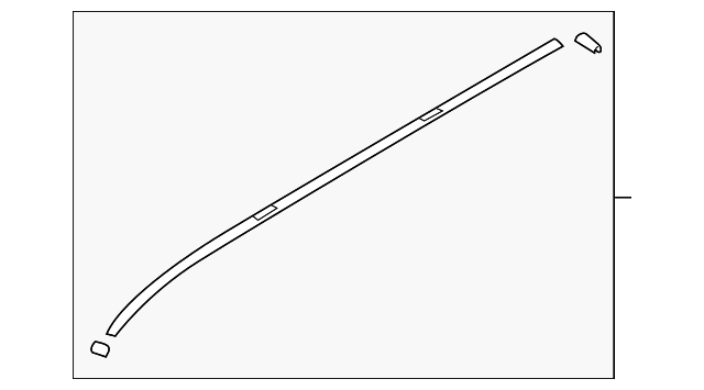 91046SJ000 - Roof Molding - 2019-2021 Subaru Forester | World OEM Parts ...