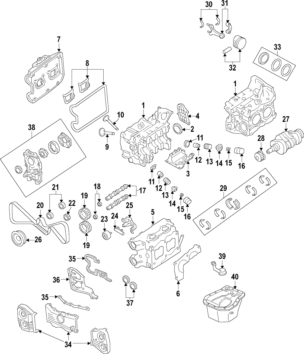 11008AA930 - 2004-2018 Subaru Impreza, Forester, Baja, Legacy, Outback ...