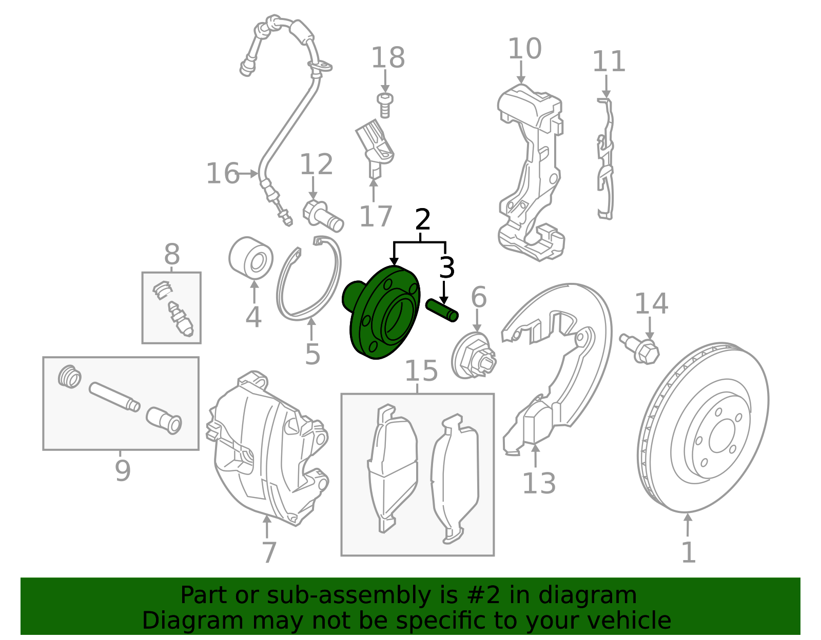 2019-2023 Ford Transit Connect Motorcraft™ Hub HUB-413 | TascaParts.com
