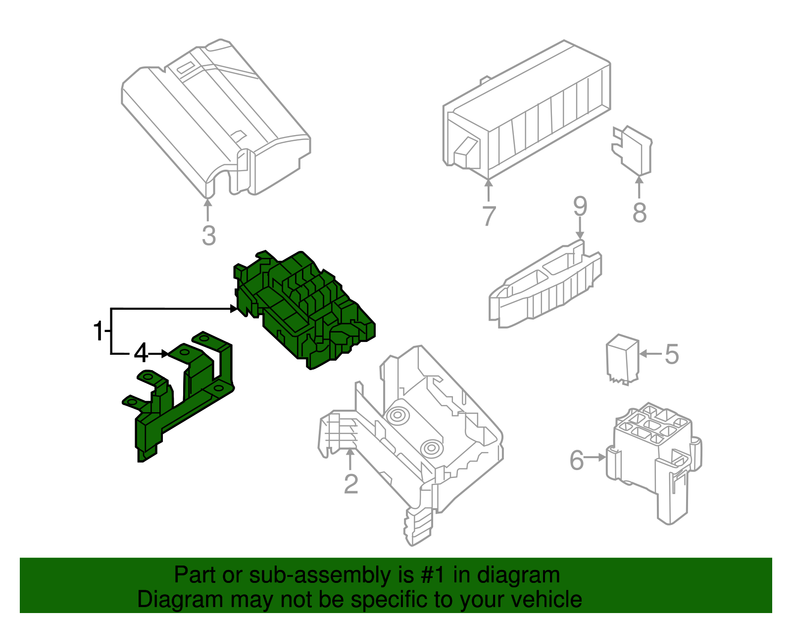 2011-2018 Volkswagen Jetta Fuse & Relay Box 5C0-937-819-K | Retail ...