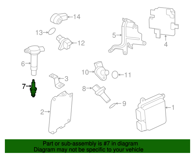 1822A088 - Spark Plug 2014-2020 Mitsubishi Outlander | Mitsubishi ...