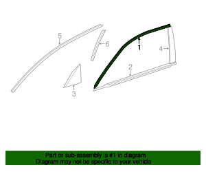 75754-76010 - Upper Molding - 2011-2017 Lexus CT200h | My L Parts