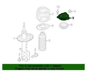 2013-2024 Nissan Strut Mount 54320-3JA0A | Temecula Nissan Parts