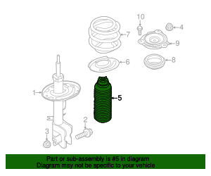 2013-2024 Nissan Strut Bumper 54050-3JA0A | Nissan Parts Plus