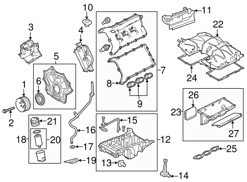 Engine Parts for 2020 Land Rover Discovery OEM Parts Online