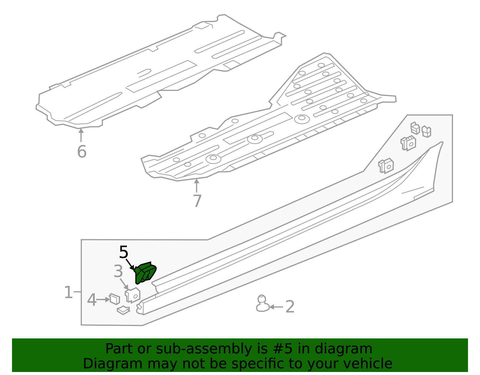 91501-T20-A01 - 2022-2025 Honda Civic - Rocker Molding Fastener ...