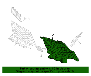 53141-WAA01 - Outer Grille - 2020-2023 Toyota GR Supra | OEM Genuine ...