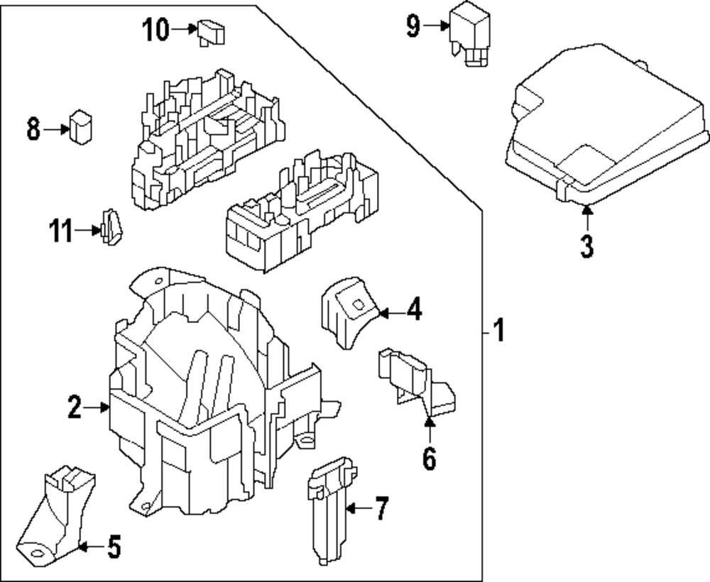 2022-2024 Subaru BRZ Fuse Box Cover 82243CC000 | Subaru Parts Store
