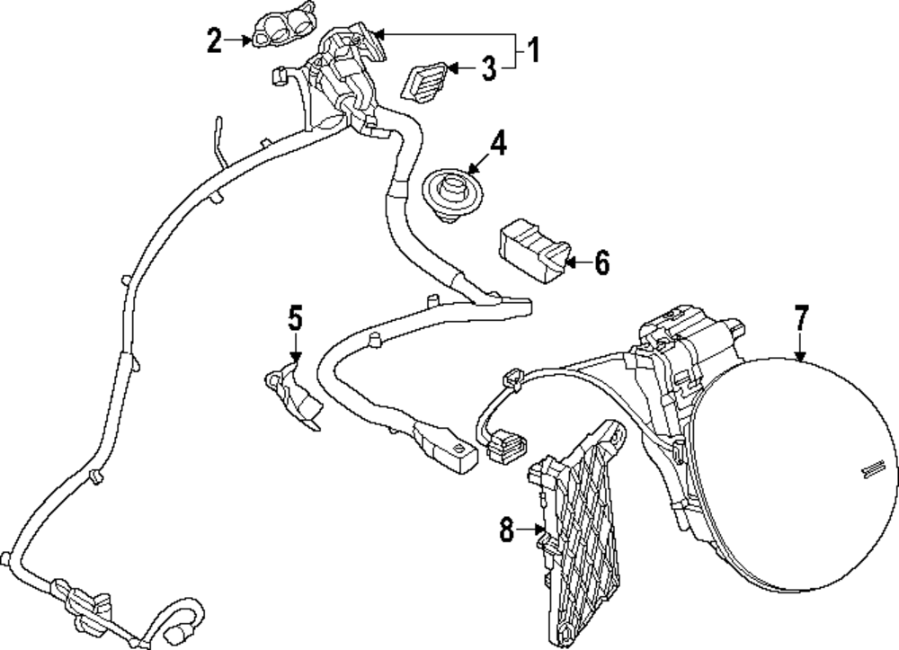 2023-2024 Genesis GV60 Panel Charge Port Dr Otr 695C0-CU000-FT7 ...