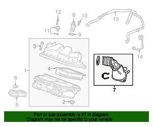 2016-2019 Cadillac CT6 Outlet Duct 23349890 | GMPartsDirect.com