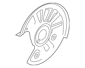 2018-2022 Volkswagen Splash Shield 3QF-615-611-A | OEM Parts Online