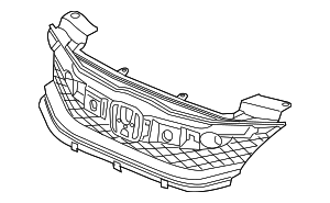 71121-T3L-A51 - Grille 2016-2017 Honda Accord | Honda Parts Online