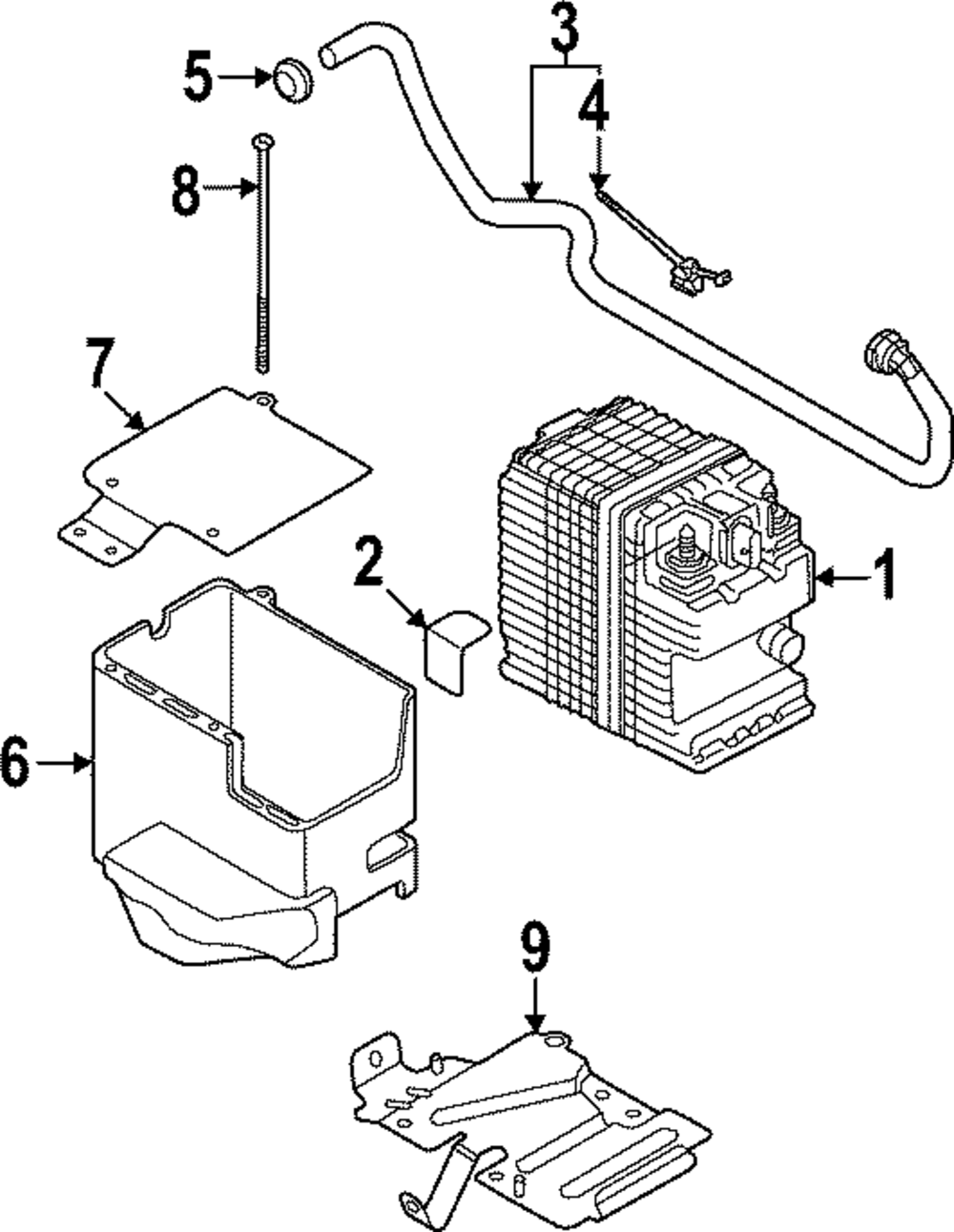 2019-2025 Audi A6 Quattro Battery 4K0-915-101 | OEM Parts Online
