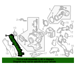 2015-2016 GM Turbocharger Exhaust Outlet Pipe Adapter 12674630 GM ...