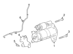 LR080305 - Starter Motor - 2016-2019 Land-Rover | Land Rover Parts Now