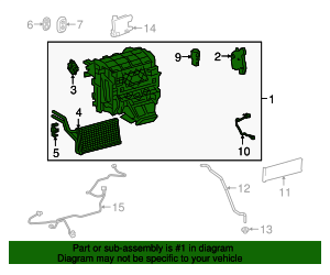 2018-2024 Toyota HVAC Unit Case Assembly 87050-06870 | Toyota Parts Center