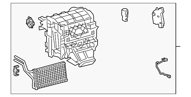 87050-06850 - HVAC Unit Case Assembly 2018-2024 Toyota Camry | Bam ...