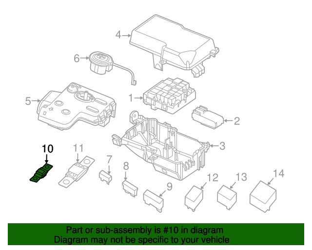 2013-2016 Dodge Dart Fuse 68172084AA | TascaParts.com