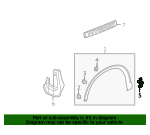 2017-2022 Honda CR-V Wheel Opening Molding Bracket 74166-TLA-A02 ...