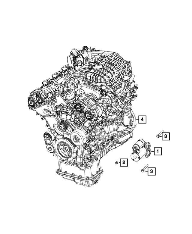2012-2024 Mopar Engine Starter 56029852AB | Mopar eStore