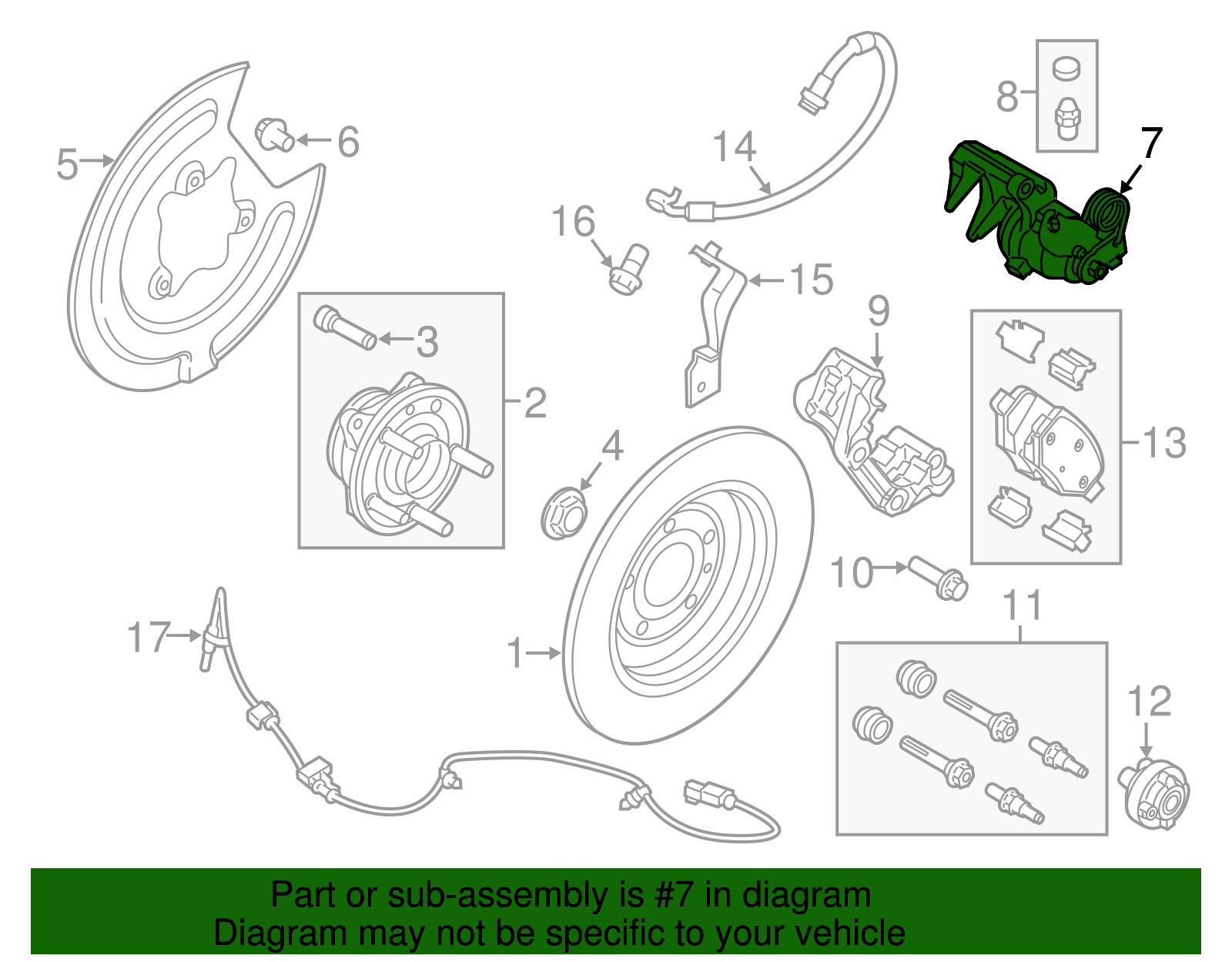 Ford Dealership 2011-2015 Ford Motorcraft™ Caliper BRCF-296 | Ford ...
