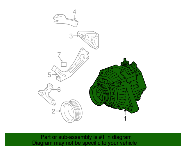 Toyota Alternator 27060-20270-84 | Auto Parts