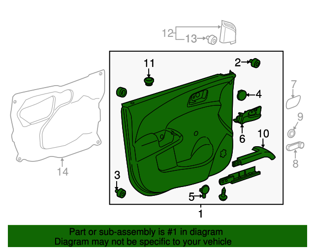95351409 Trim - New OEM Part From GM Parts Direct | GM Parts Store