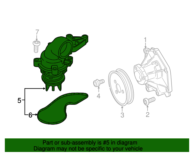 2009-2017 Audi Engine Coolant Thermostat Kit 06E-121-111-AL | Audi USA ...