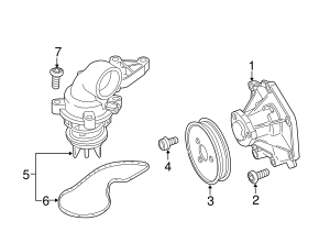 2009-2017 Audi Engine Coolant Thermostat Kit 06E-121-111-AL | Audi USA ...
