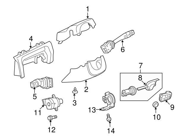 92281663 Key - New OEM Part From GM Parts Direct | GM Parts Store