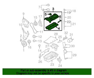 2006-2013 Volkswagen Valve Cover 06F-103-469-K | OEM Parts Online