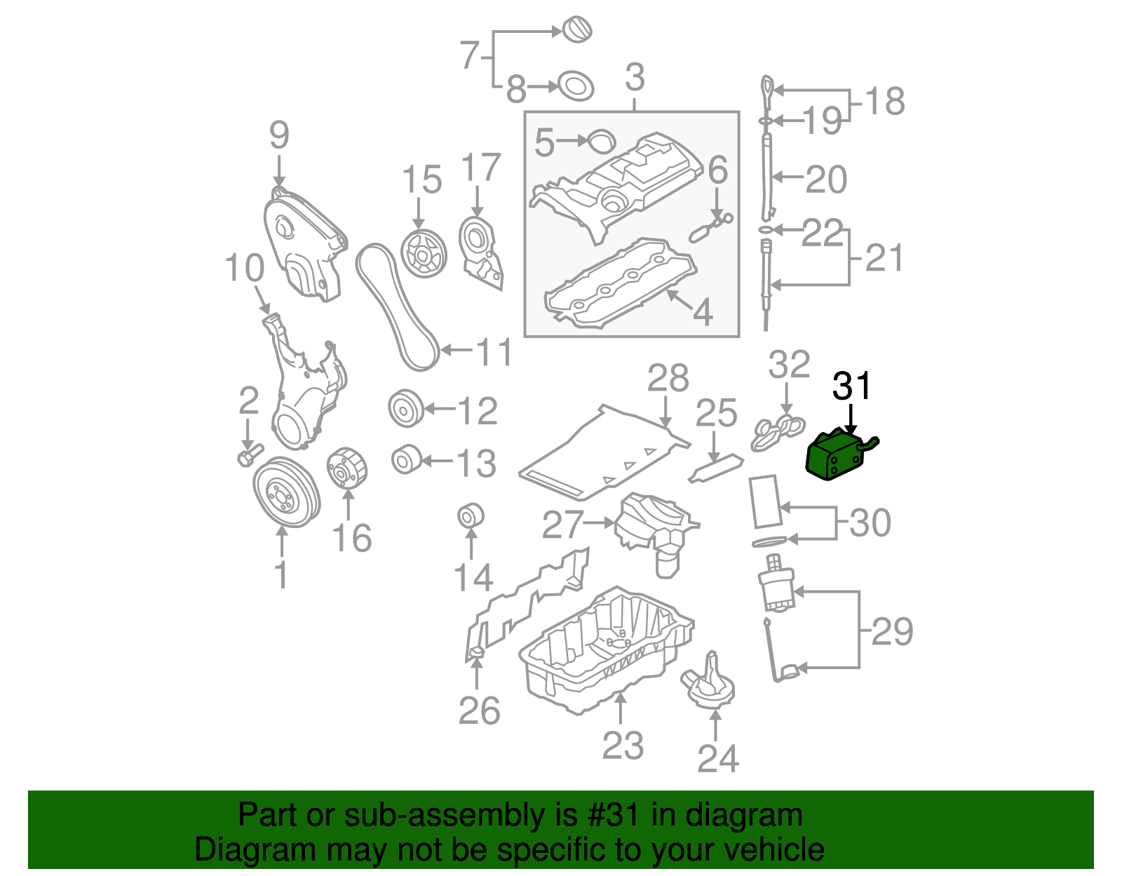 2006-2013 Volkswagen Oil Cooler 06D-117-021-C | OEM VW Parts Haus
