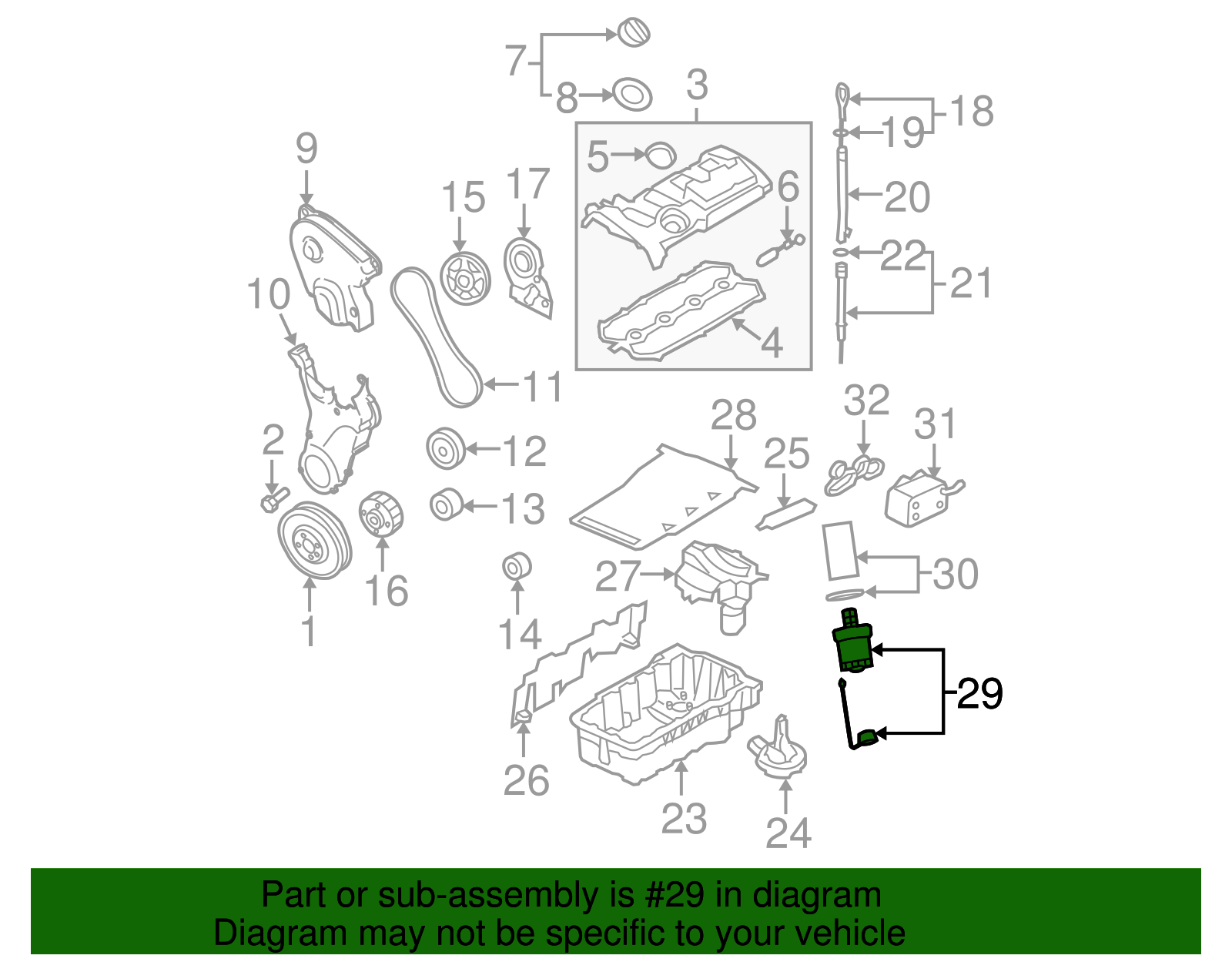 06D-115-408-B - Genuine VW Volkswagen Oil Filter Housing Assembly ...