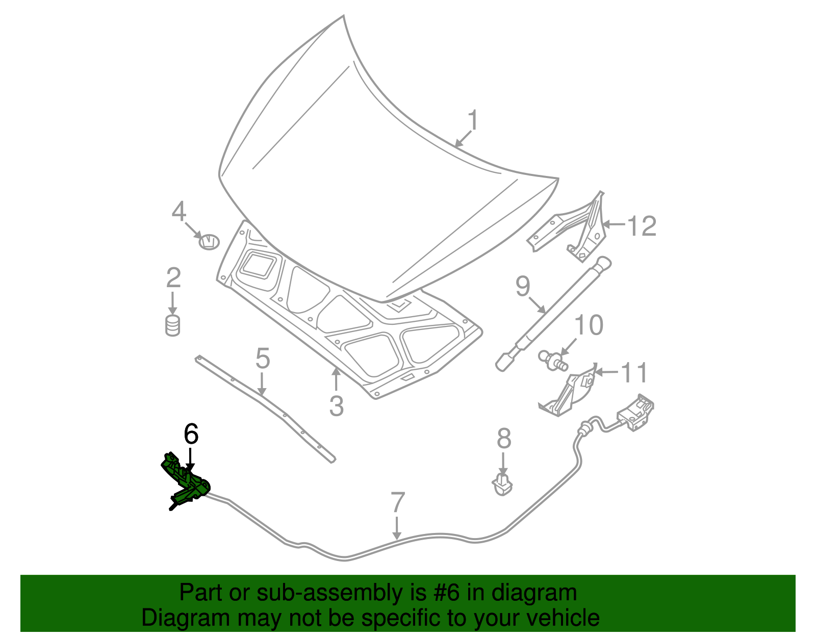 2009-2014 Nissan Maxima Lock 65601-9N00B | Nissan Parts Plus