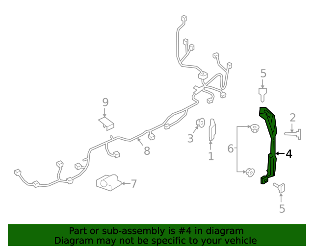 2019-2020 Mazda 3 OEM NEW 2019-2020 Mazda 3 Mount Set-Rear Bumper ...