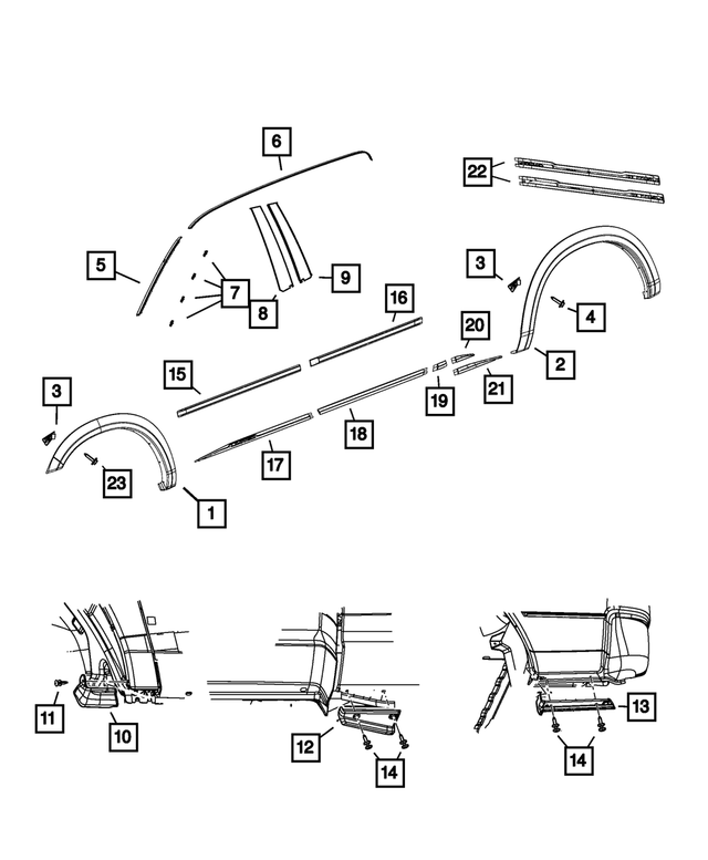 2012-2023 Ram Tapping Hex Head Screw 6510175AA | OEM Parts Online