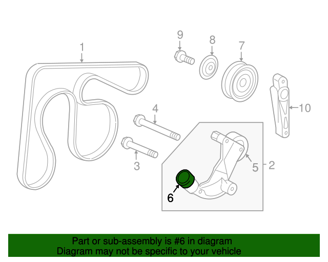 31179-51B-H01 - Tensioner Set, Hydraulic - 2016-2020 Honda HR-V ...