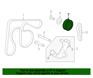 31190-R1A-A01 - Idler Pulley 2012-2022 Honda | Honda Parts Online