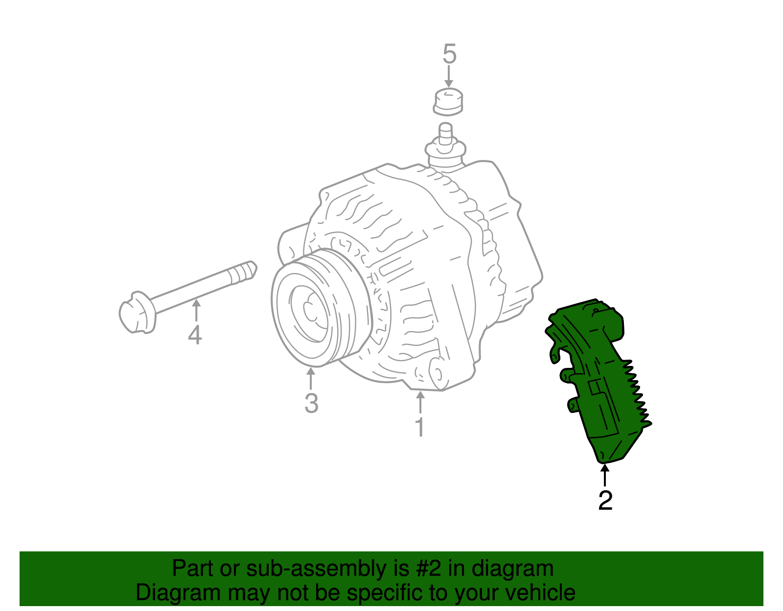 1996-2004 Toyota Voltage Regulator 27700-50030 | Toyota Parts Center