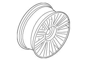 Genuine OEM Ford Part - Wheel, Alloy FL7Z-1007-E | Genuine OEM Ford ...